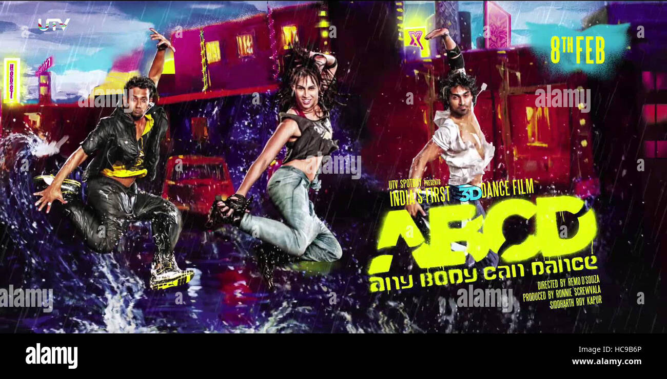 ABCD (ANY BODY CAN DANCE), poster, from left: Dharmesh Yelande, Lauren Gottlieb, Salman (Salman ...