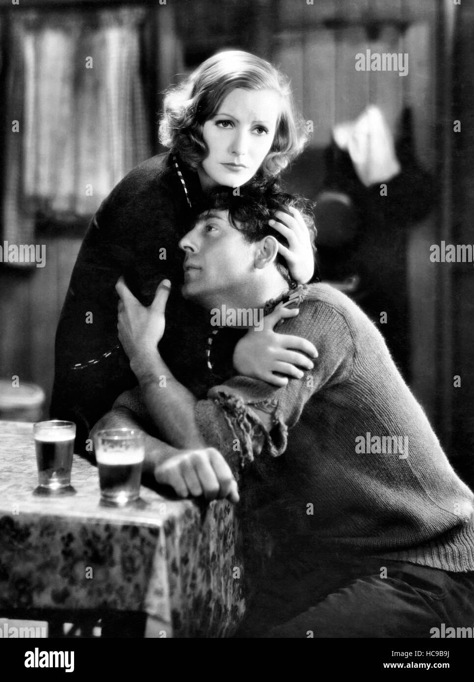 ANNA CHRISTIE, (German language version), from left: Greta Garbo, Theo ...