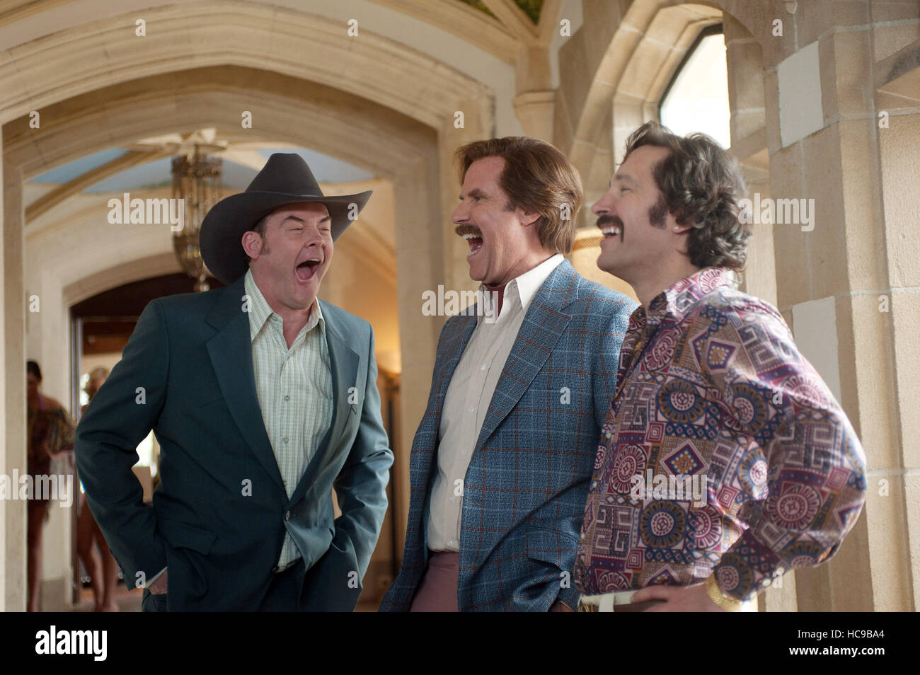 ANCHORMAN 2: THE LEGEND CONTINUES, from left: David Koechner, Will ...