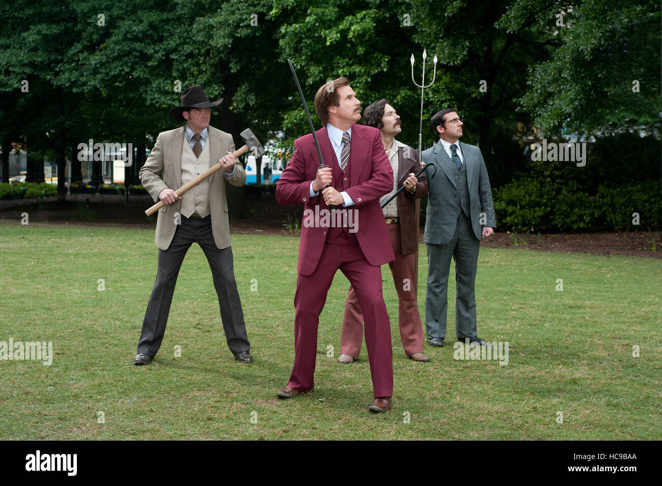 ANCHORMAN 2: THE LEGEND CONTINUES, from left: David Koechner, Will ...
