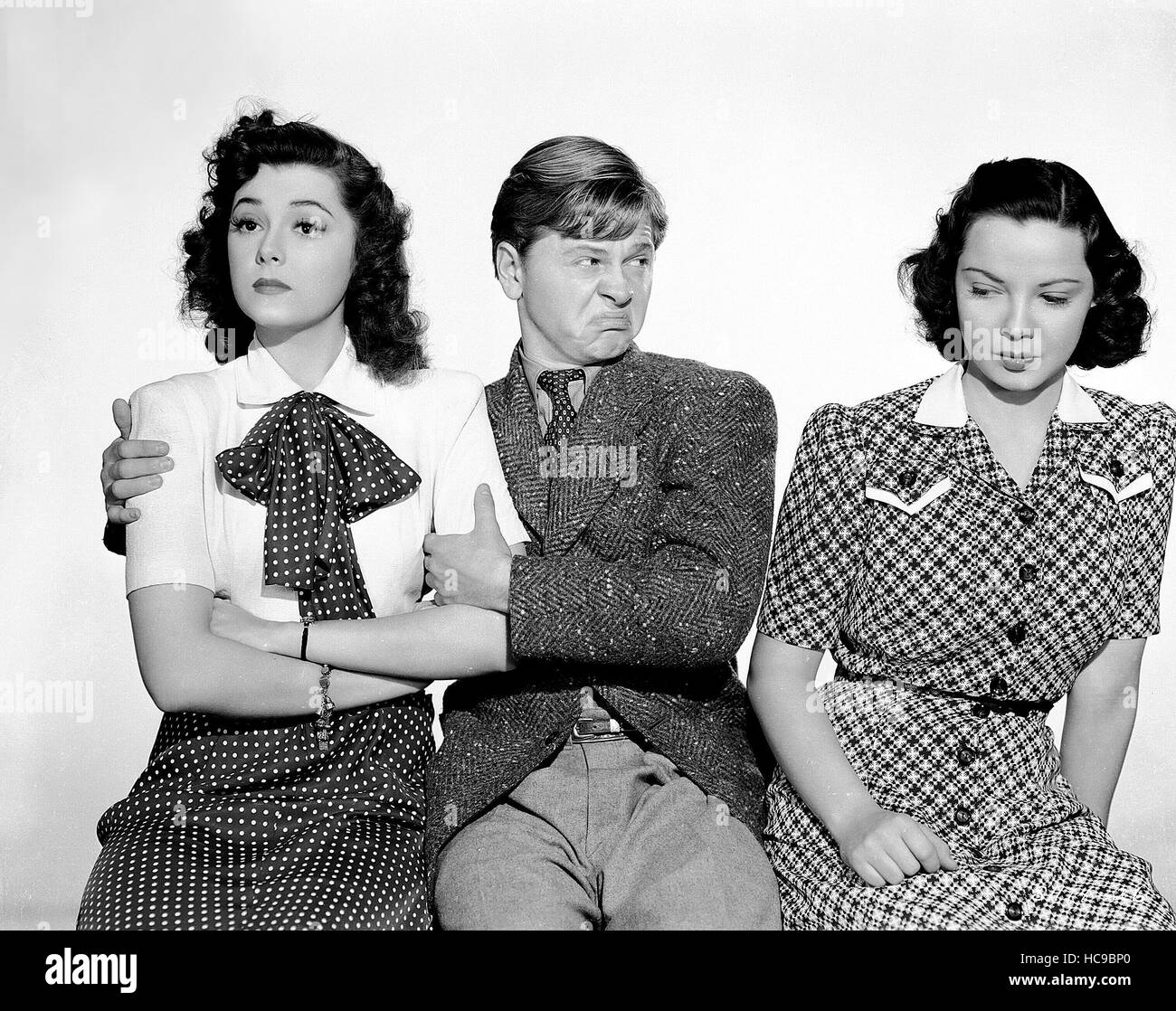 ANDY HARDY'S PRIVATE SECRETARY, Ann Rutherford, Mickey Rooney, Kathryn ...