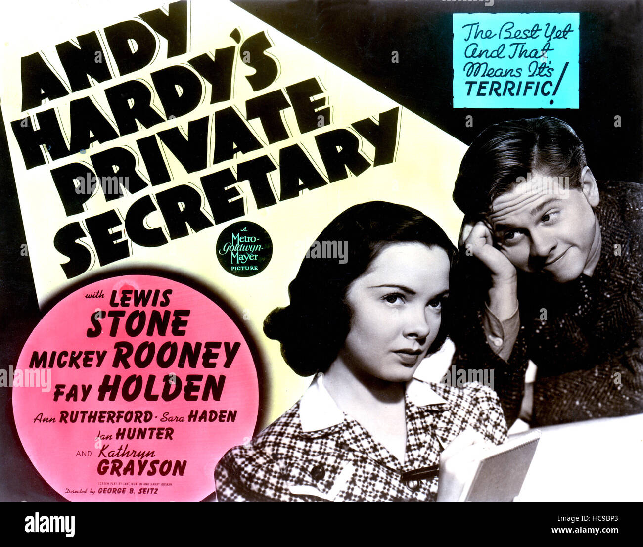 ANDY HARDY'S PRIVATE SECRETARY, Kathryn Grayson, Mickey Rooney, 1941 ...