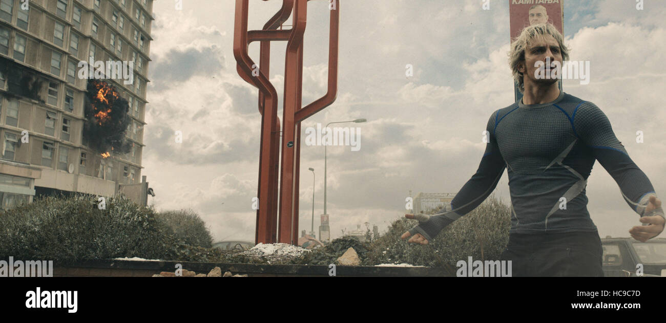 AVENGERS: AGE OF ULTRON, Aaron Taylor-Johnson, as Quicksilver, 2015 ...