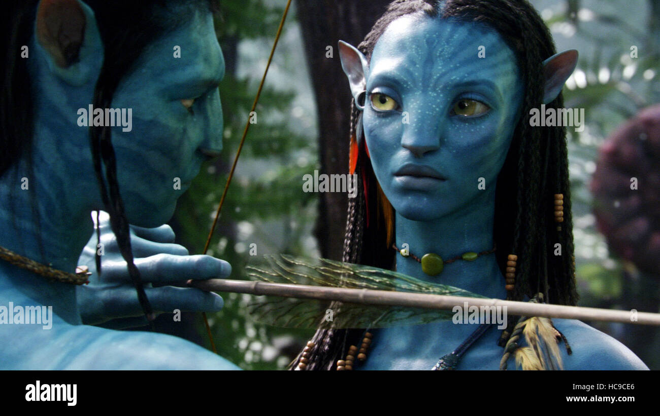AVATAR, from left: Sam Worthington, Zoe Saldana, 2009. TM & Copyright ...