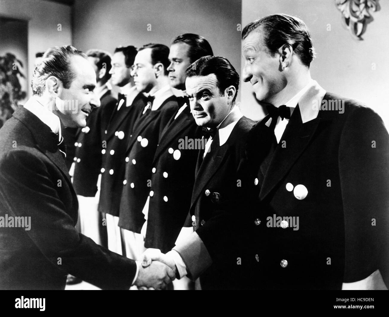 TROUBLE MAKERS, from left, front, Fritz Feld, Leo Gorcey, Huntz Hall ...