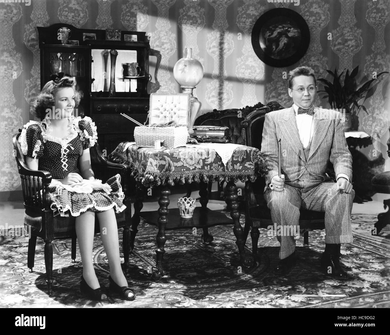 TUNE TIME, from left, June Haver, Fritz Heilbron, 1942 Stock Photo - Alamy
