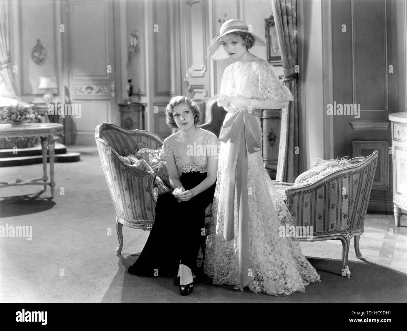 TWO AGAINST THE WORLD, from left, Helen Vinson, Constance Bennett, in a ...
