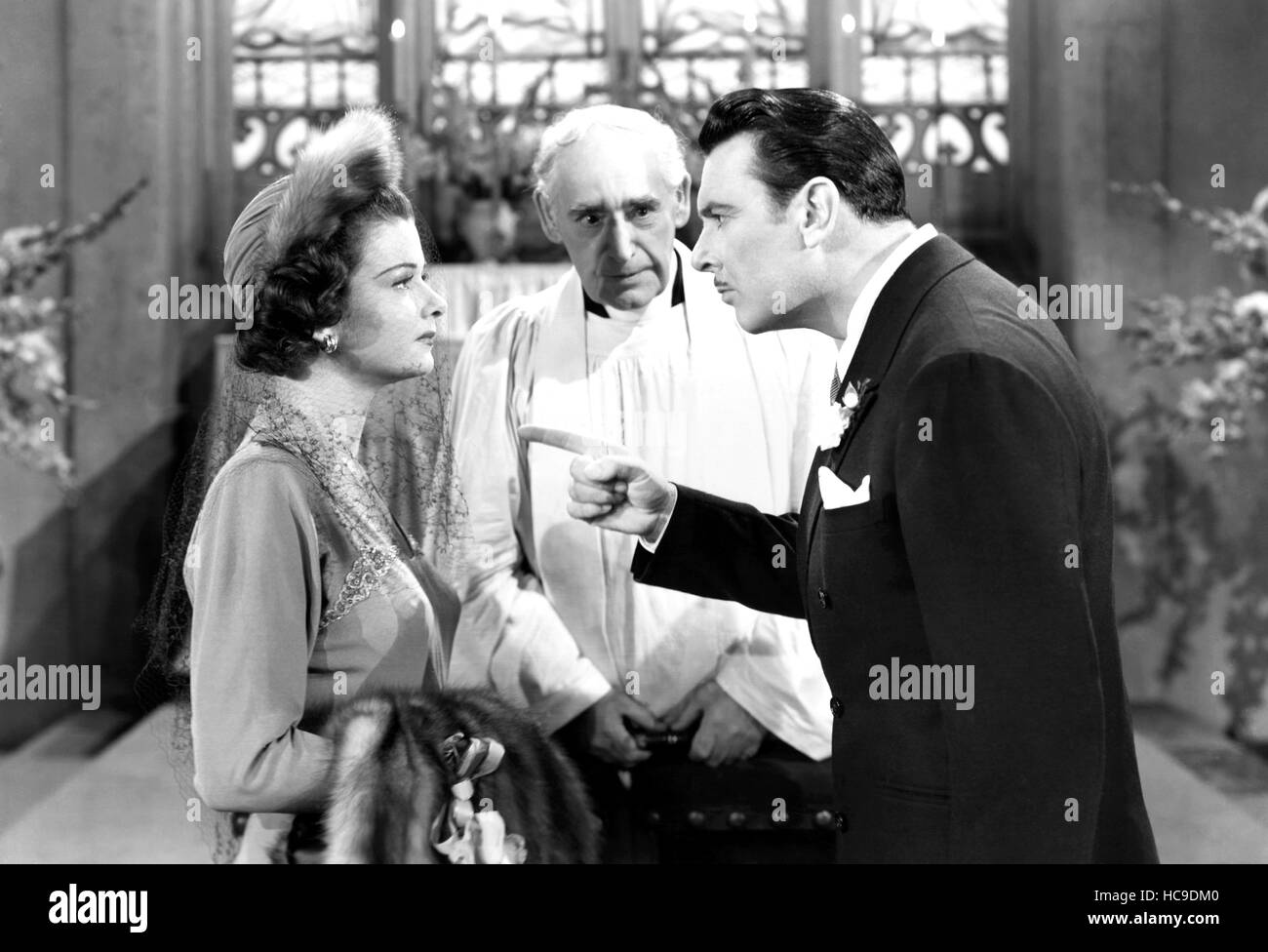 TWIN BEDS, from left, Joan Bennett, George M. Carleton, George Brent ...