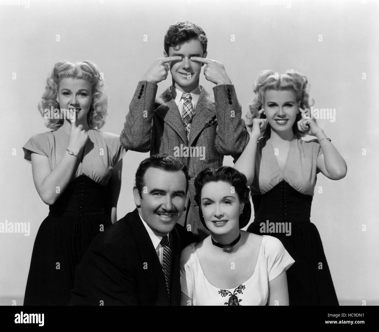 TWICE BLESSED, (top) Lee Wilde, Marshall Thompson, Lyn Wilde, (bottom ...