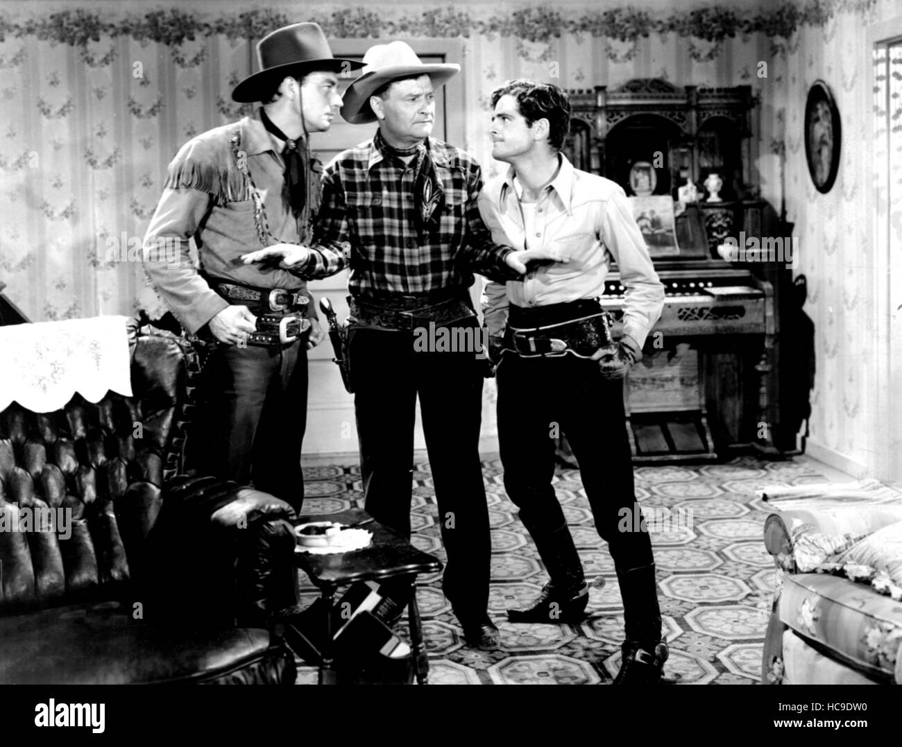 TWO-FISTED JUSTICE, John King, Max Terhune, Davy Sharpe, 1943 Stock ...