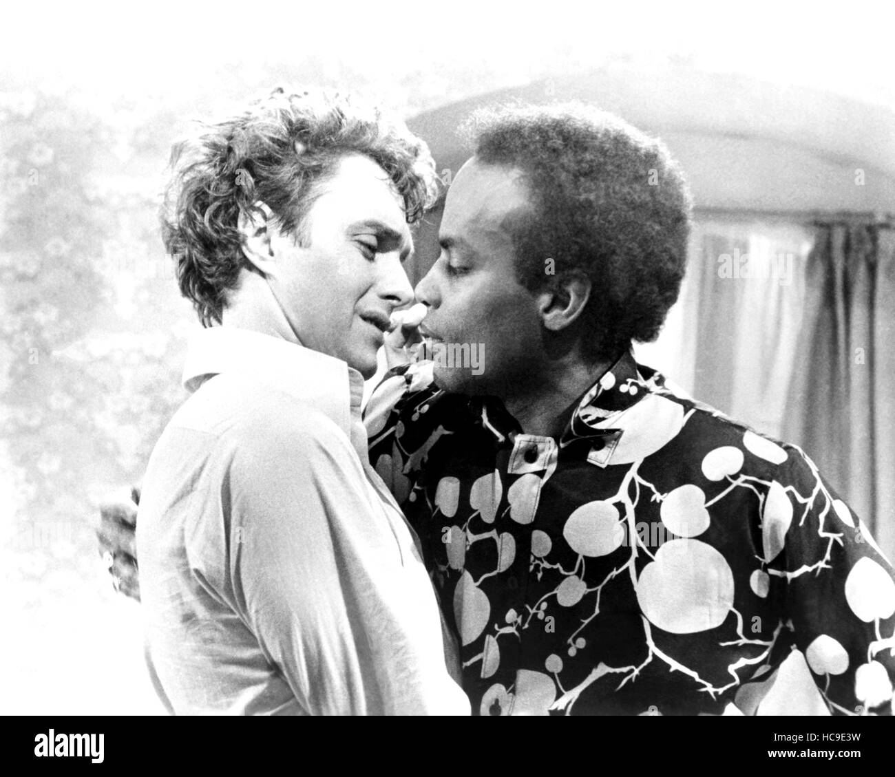 TWO GENTLEMEN SHARING, from left, Robin Phillips, Hal Frederick, 1969 ...