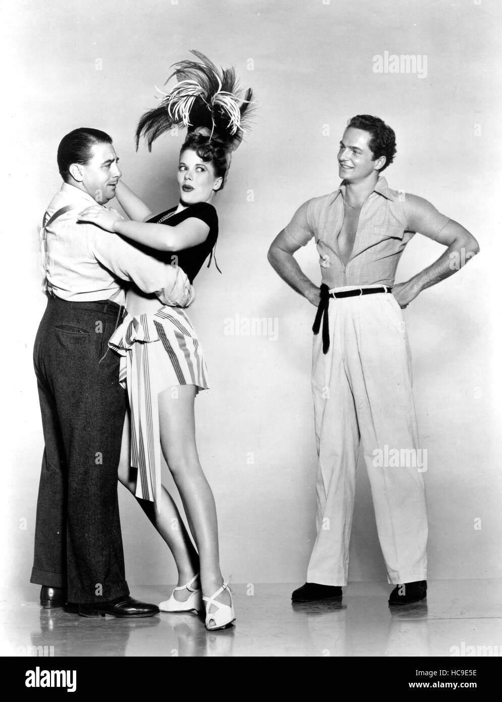 TWO GUYS FROM MILWAUKEE, choreographer LeRoy Prinz, left, shows Janis ...