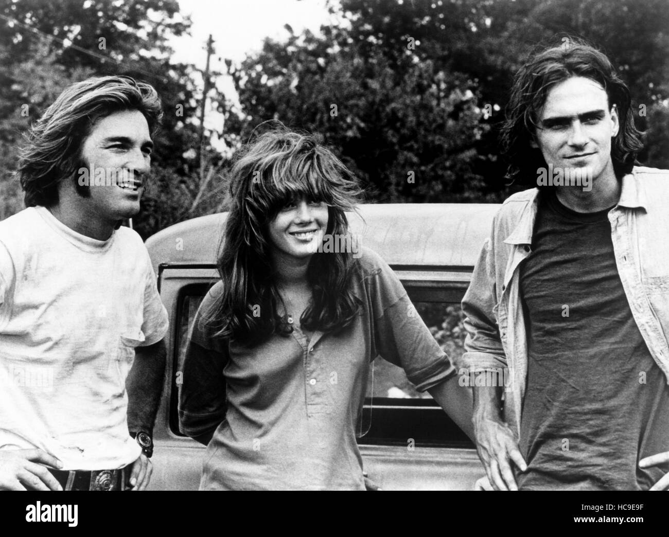 TWO-LANE BLACKTOP, Dennis Wilson, Laurie Bird, James Taylor, 1971 Stock ...