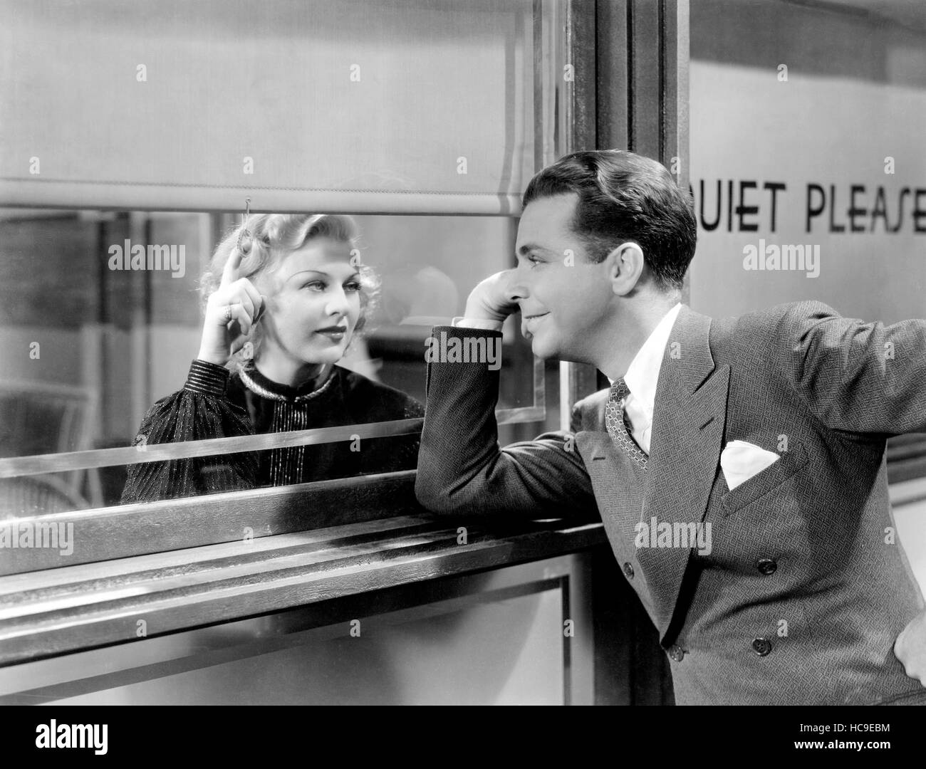 TWENTY MILLION SWEETHEARTS, Ginger Rogers, Dick Powell, 1934 Stock ...