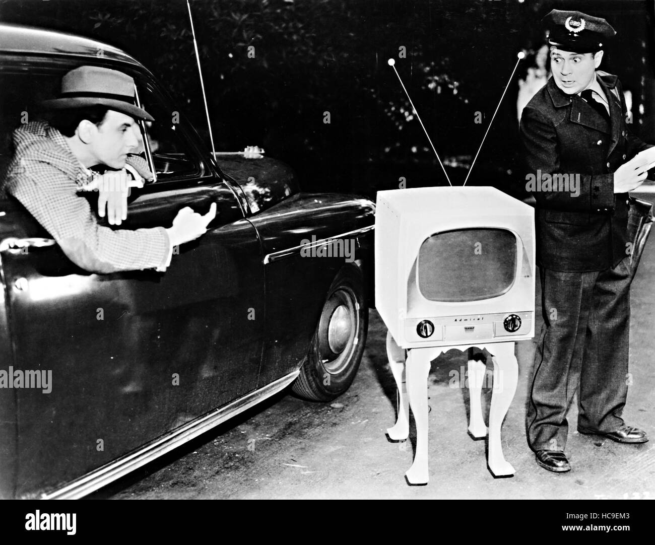 THE TWONKY, from left: Hans Conried, Brick Sullivan, 1953 Stock Photo ...
