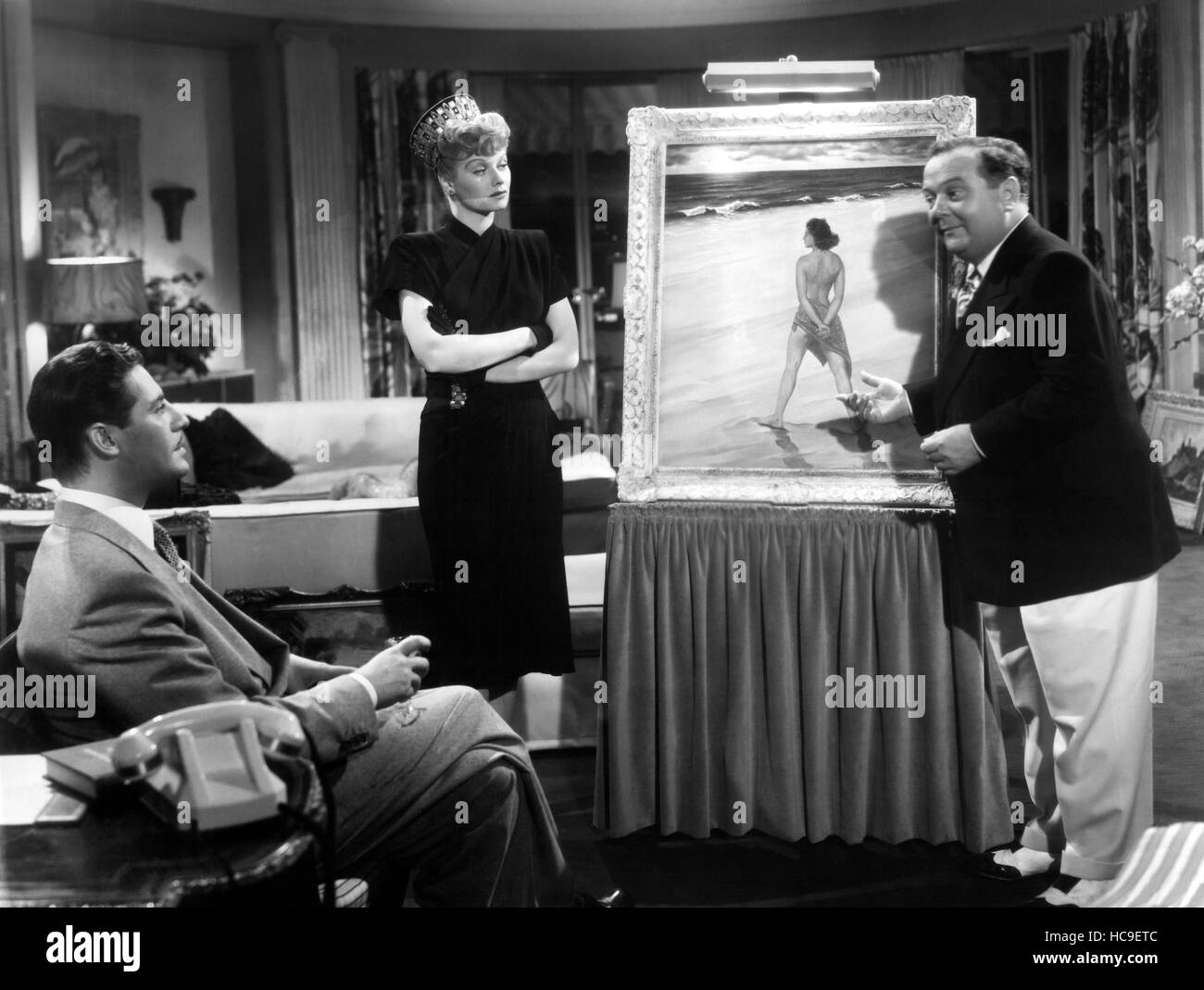 TWO SMART PEOPLE, John Hodiak, Lucille Ball, Lloyd Corrigan, 1946 Stock ...