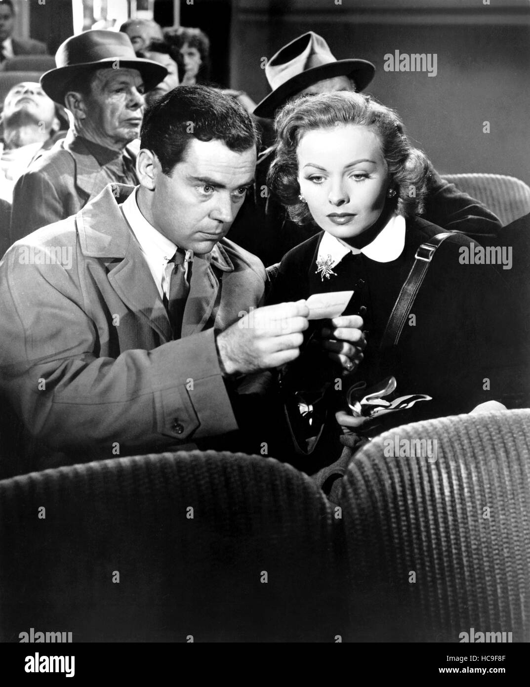 VICKI, from left, Elliott Reid, Jeanne Crain, 1953, TM and Copyright ...