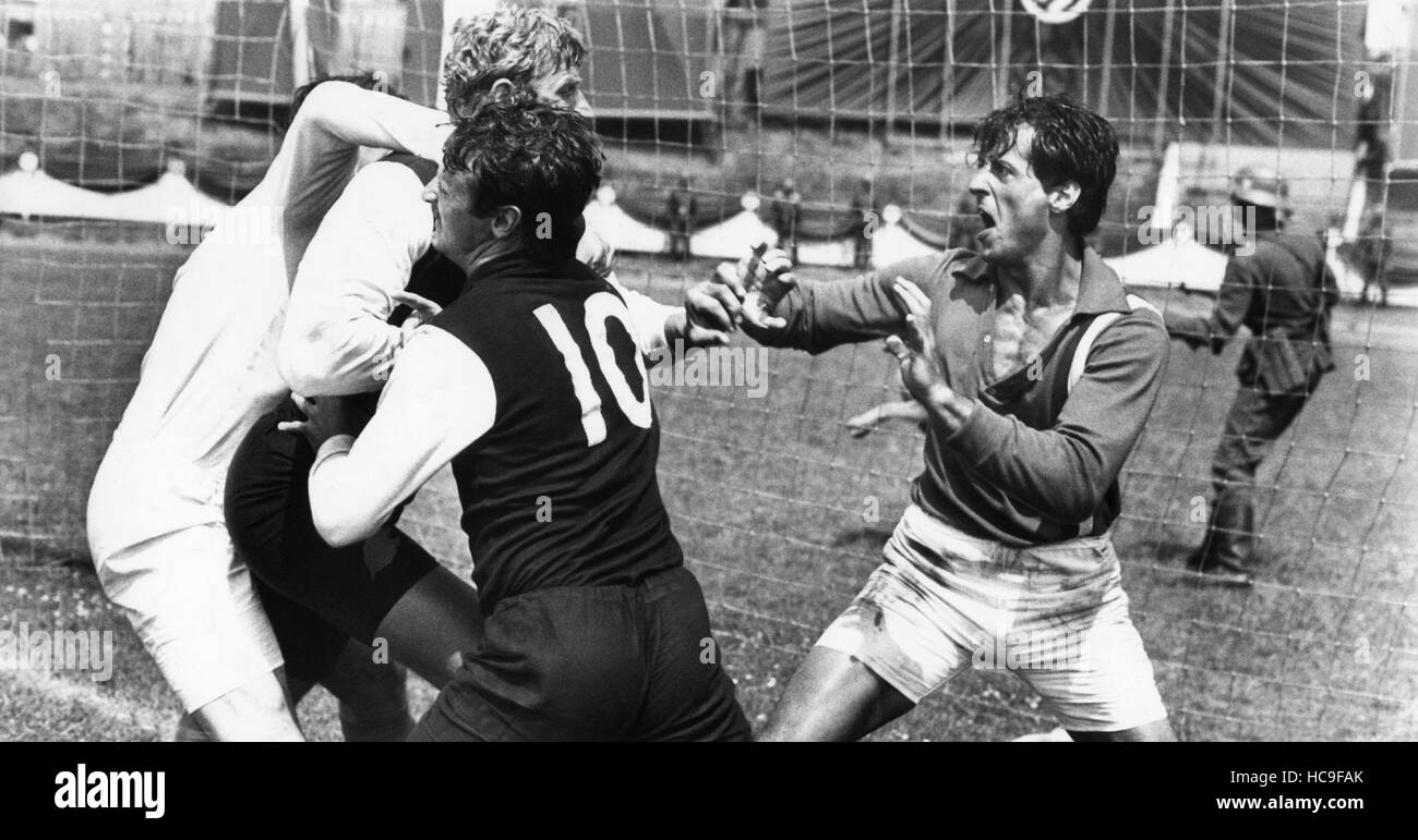 VICTORY, Sylvester Stallone (right), 1981, (c) Paramount/courtesy ...