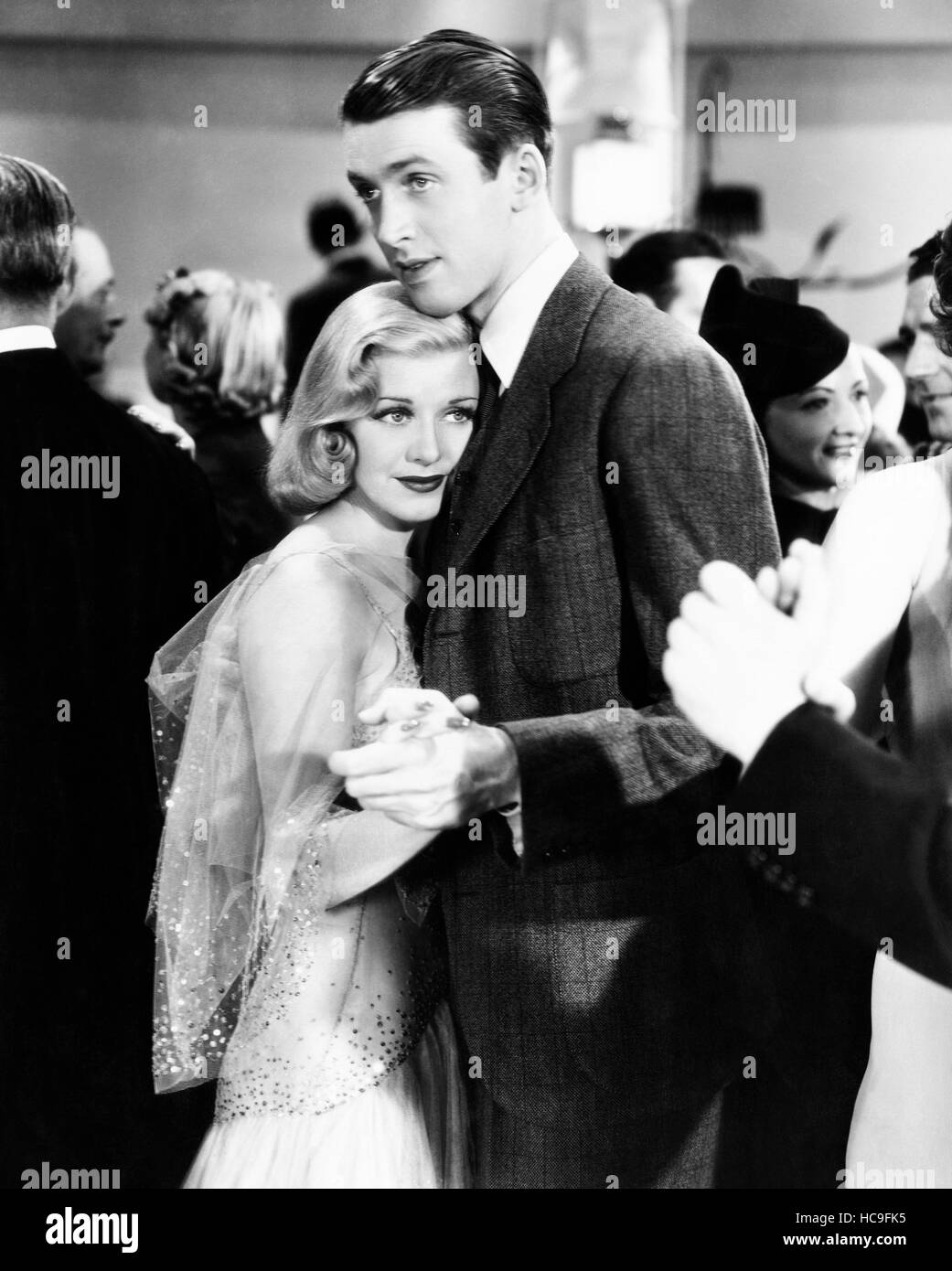VIVACIOUS LADY, from left: Ginger Rogers, James Stewart, 1938 Stock ...