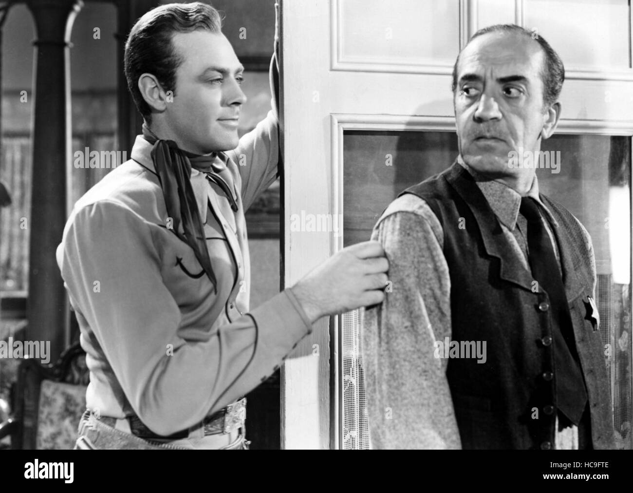 VIGILANTES OF BOOMTOWN, Allan Lane, Ted Adams, 1947 Stock Photo - Alamy