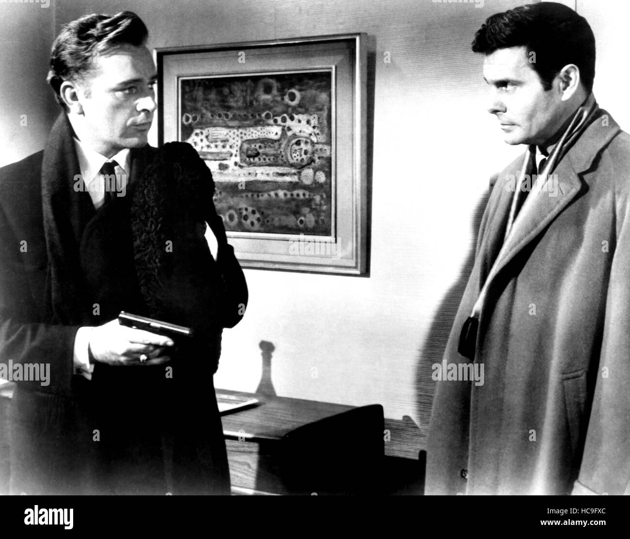 THE V.I.P.S, from left, Richard Burton, Louis Jourdan, 1963 Stock Photo ...