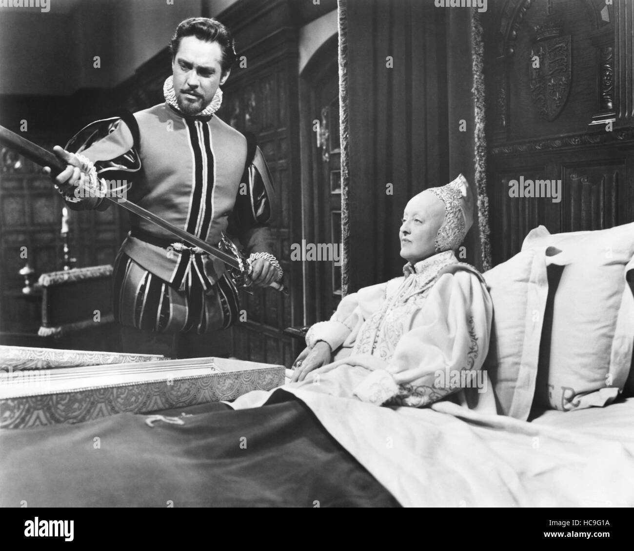 THE VIRGIN QUEEN, from left, Richard Todd, Bette Davis, 1955, ©20th ...