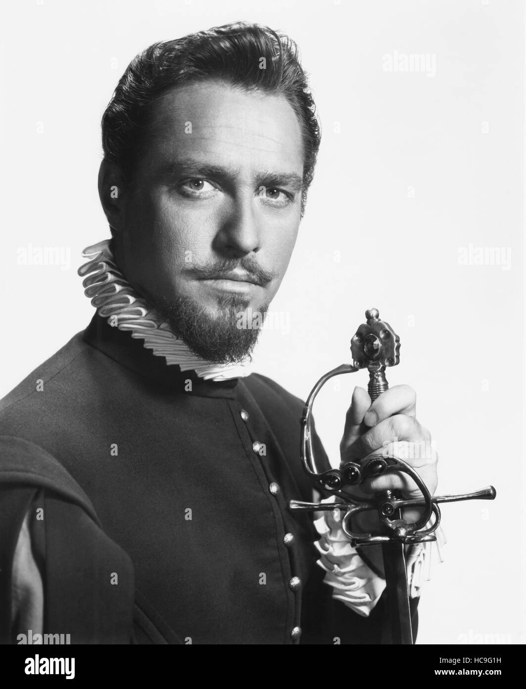 THE VIRGIN QUEEN, Richard Todd as Sir Walter Raleigh, 1955, TM ...