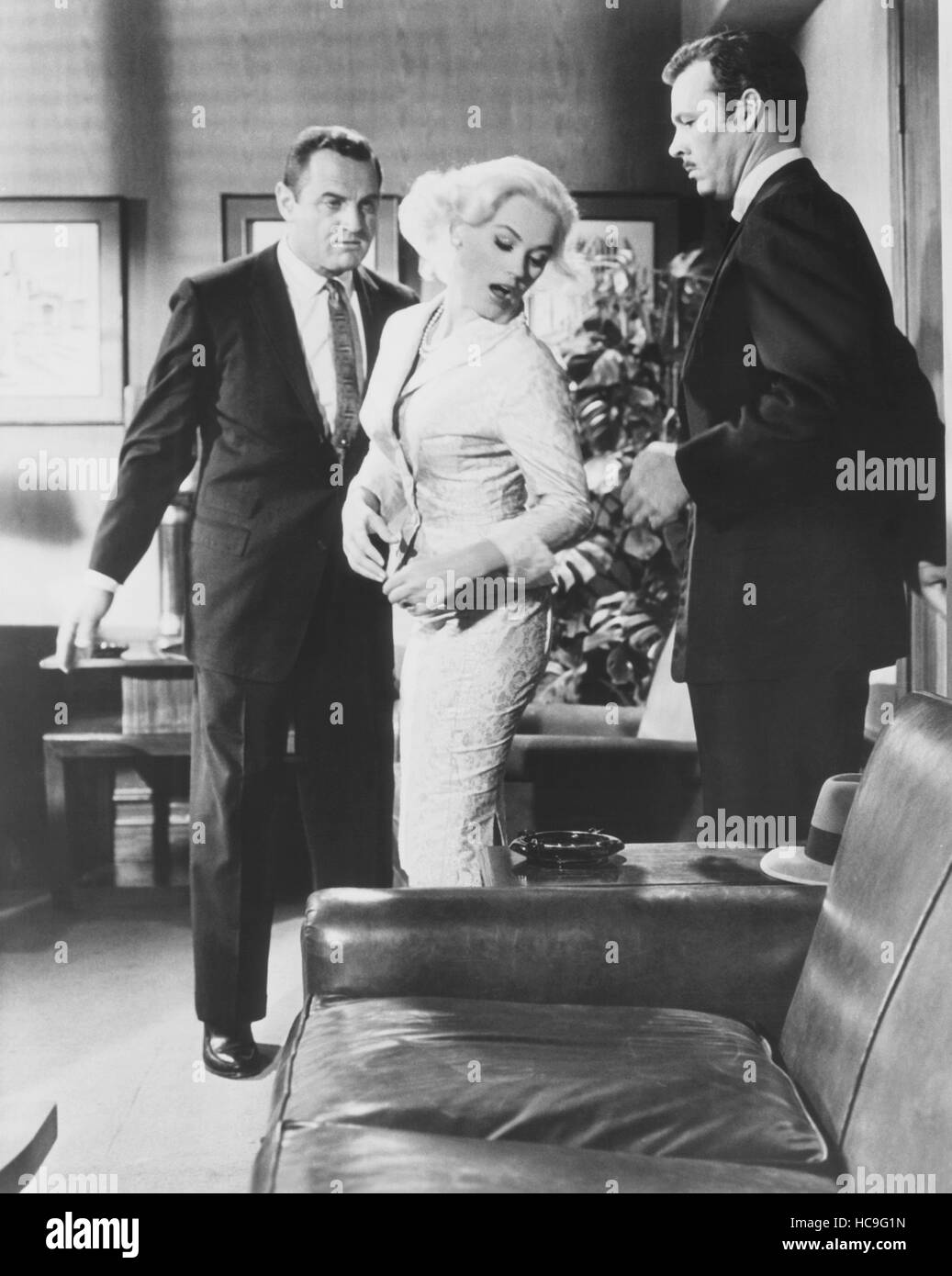 VICE RAID, from left: Brad Dexter, Mamie Van Doren, Chris Alcaide, 1960 Stock Photo - Alamy