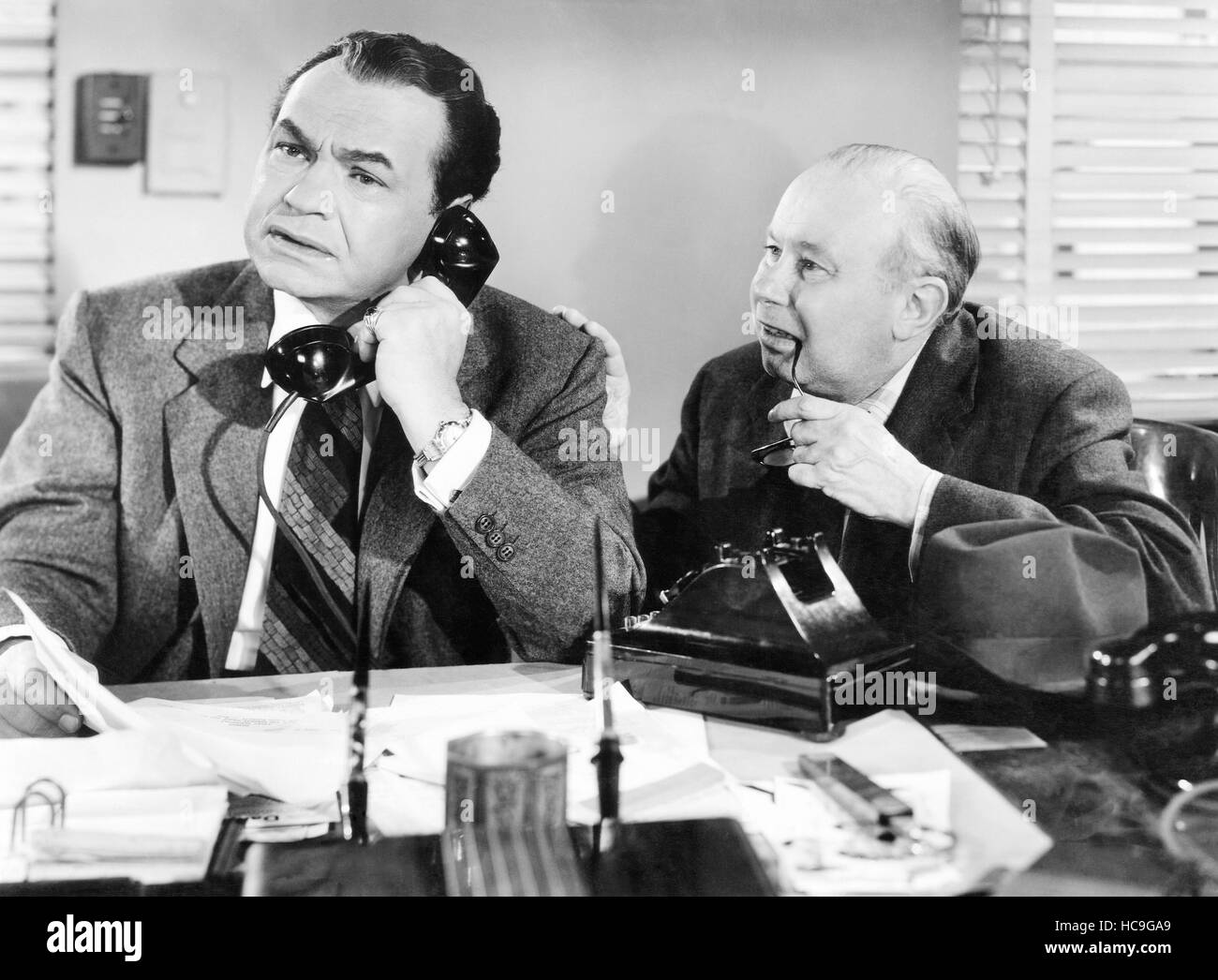 VICE SQUAD, from left: Edward G. Robinson, Percy Helton, 1953 Stock ...