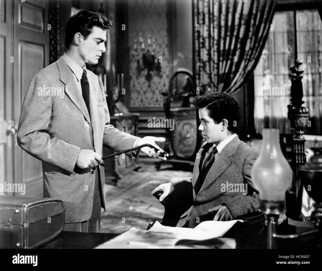 THE VICIOUS YEARS, from left, Gar Moore, Tommy Cook, 1950 Stock Photo ...