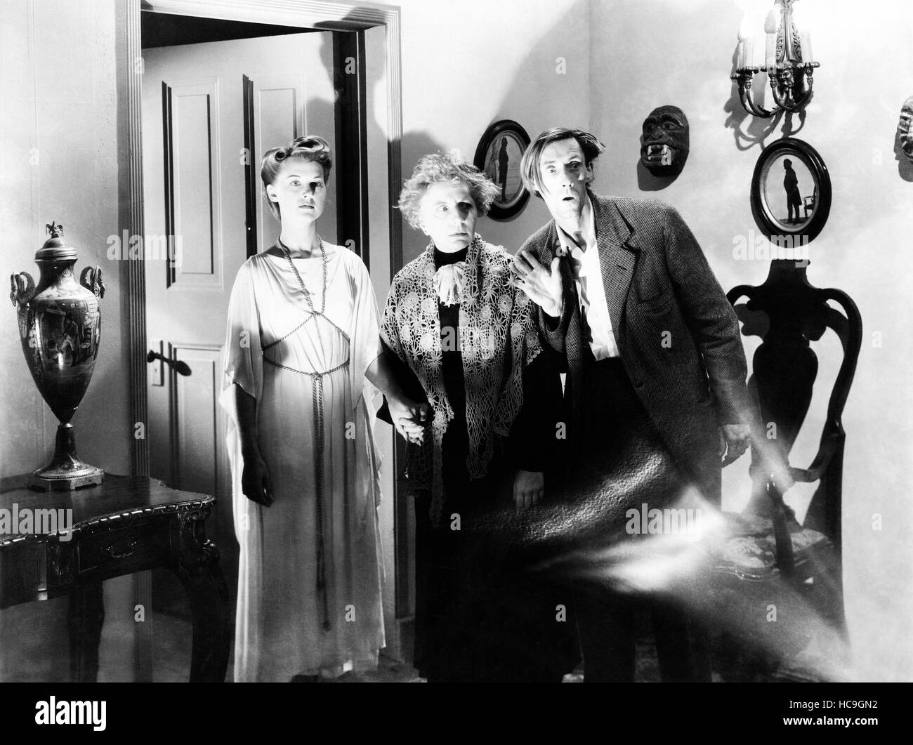 VOODOO MAN, from left: Ellen Hall, Mici Goty, John Carradine, 1944 ...