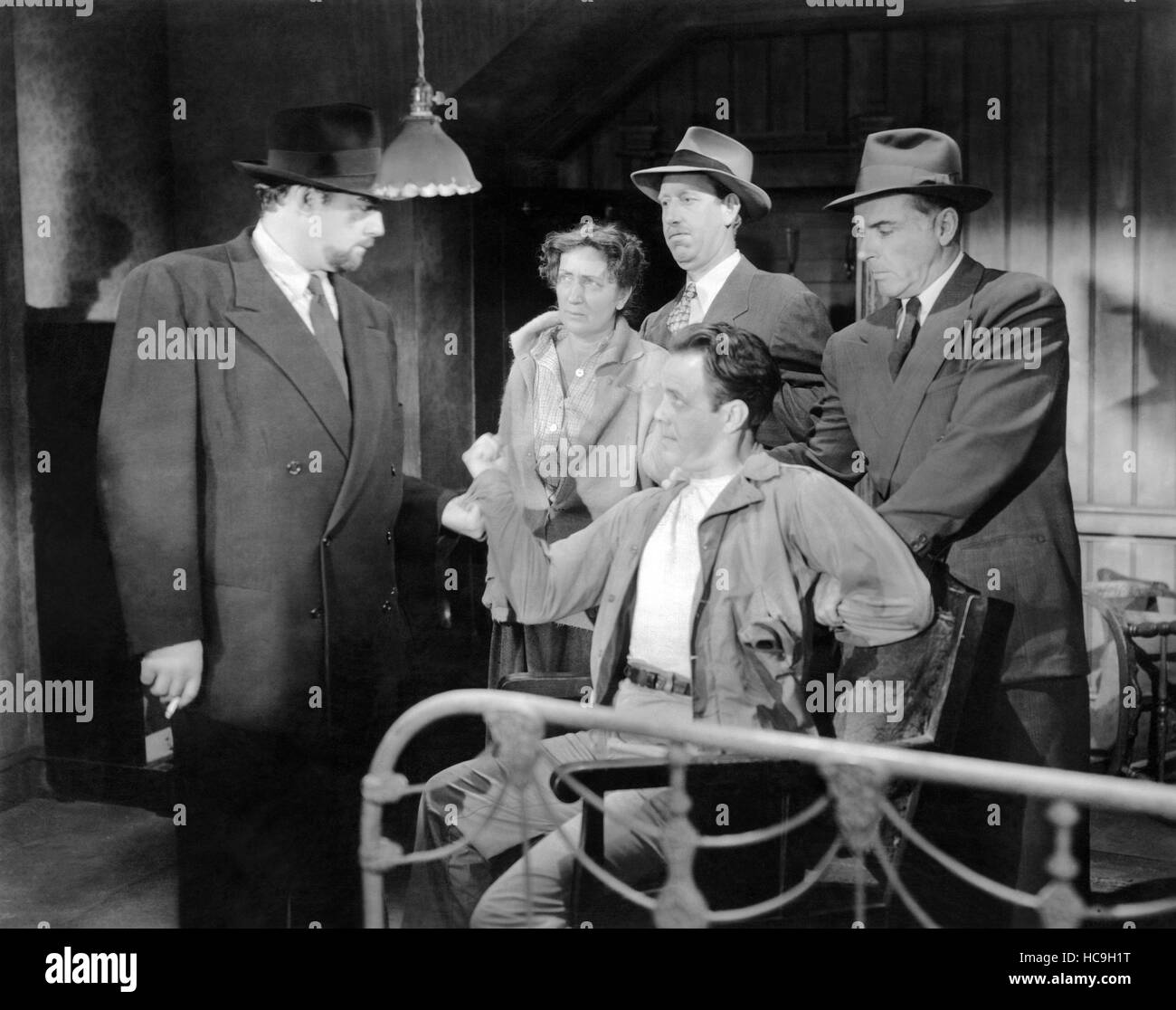 WALK A CROOKED MILE, from left, Raymond Burr, Tamara Shayne, Frank ...