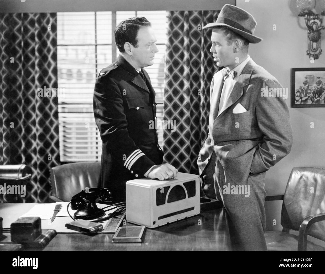 WATERFRONT AT MIDNIGHT, from left, William Gargan, Richard Travis, 1948 ...