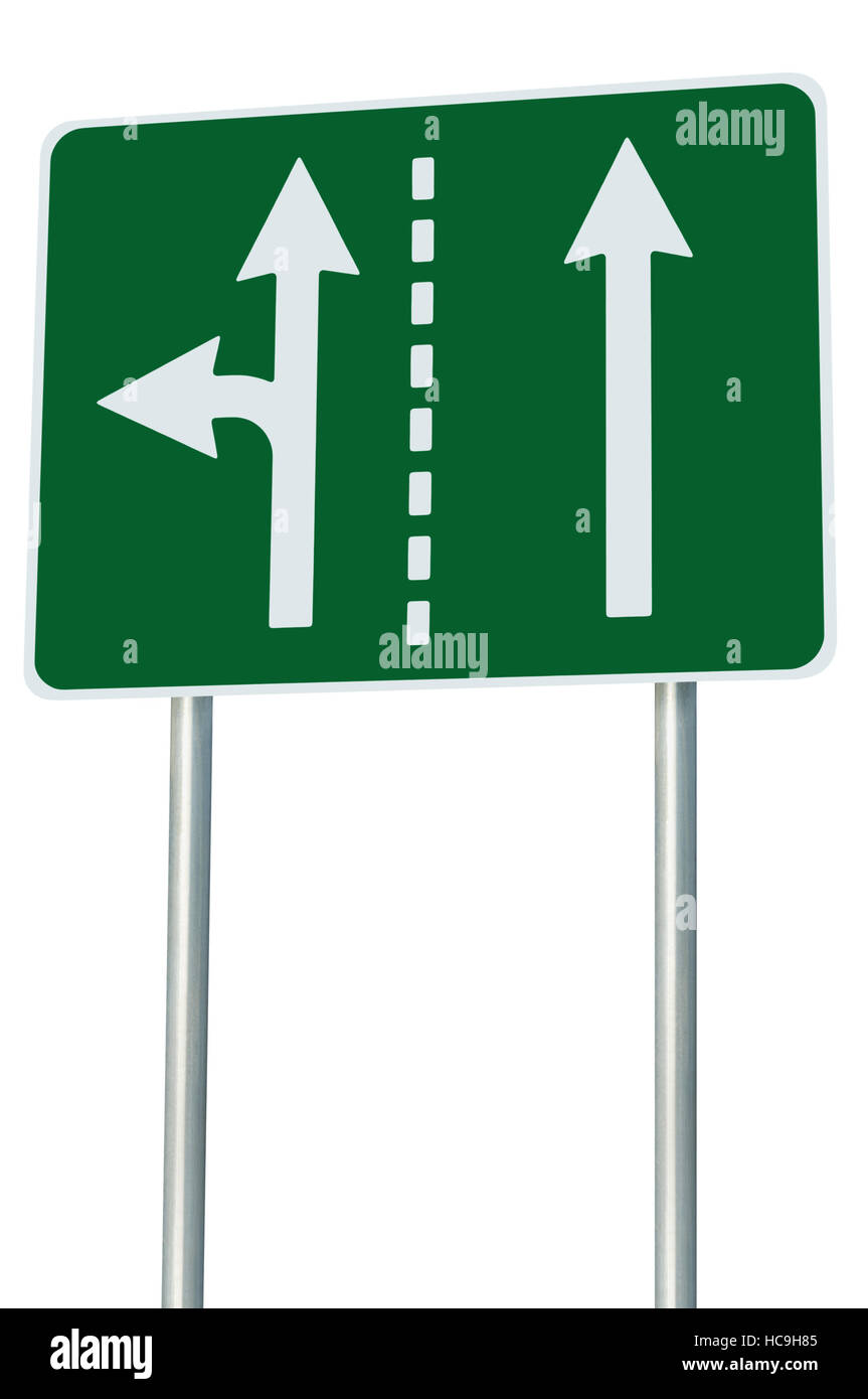 Alternative route sign Cut Out Stock Images & Pictures - Alamy