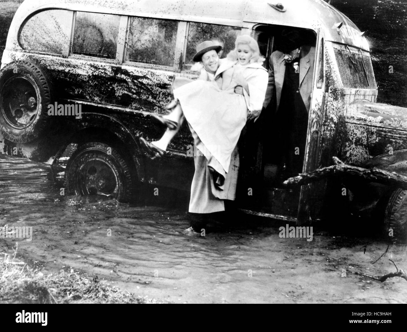 THE WAYWARD BUS, Dan Dailey, carrying Jayne Mansfield, 1957, TM and ...