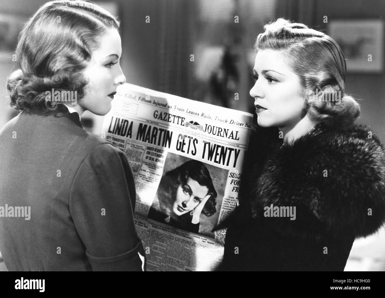 WALKING DOWN BROADWAY, from left: Jayne Regan, Leah Ray (in photograph ...