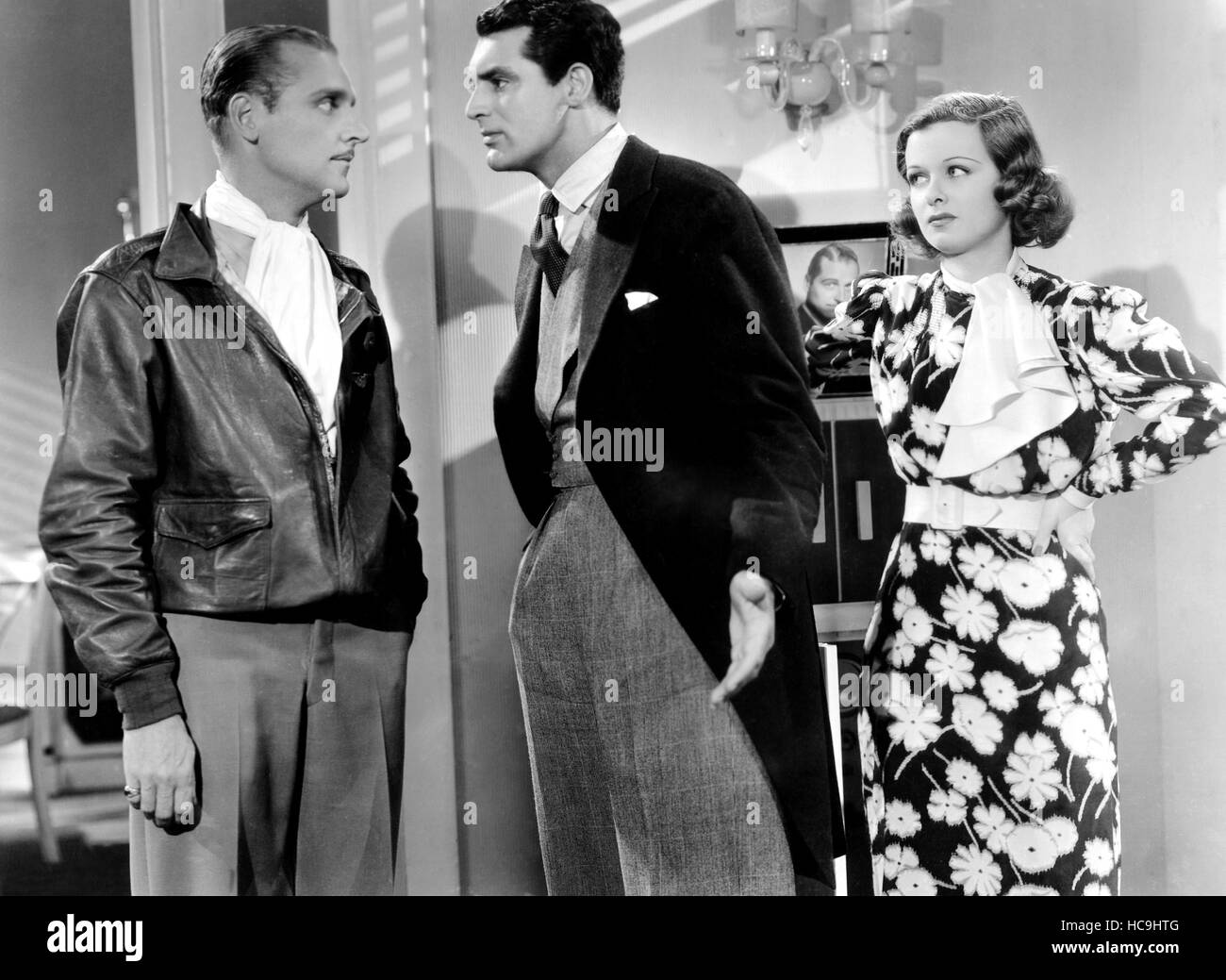 WEDDING PRESENT, George Meeker, Cary Grant, Joan Bennett, 1936 Stock ...