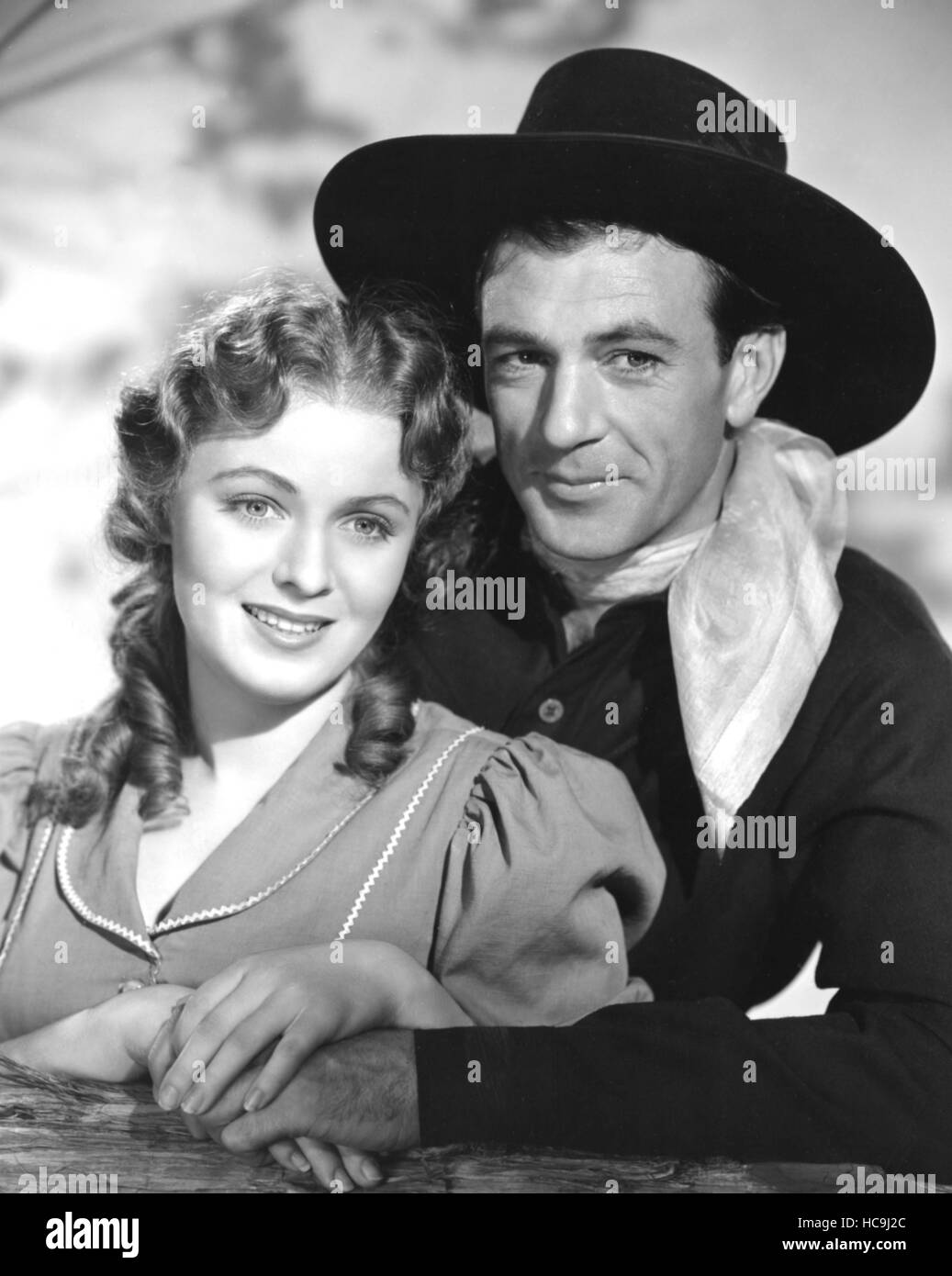 THE WESTERNER, Doris Davenport, Gary Cooper, 1940 Stock Photo - Alamy