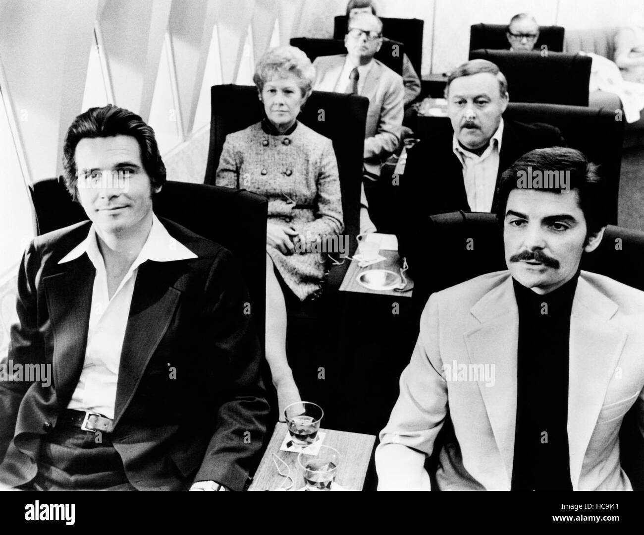 WESTWORLD, front, from left, James Brolin, Richard Benjamin, 1973 Stock ...