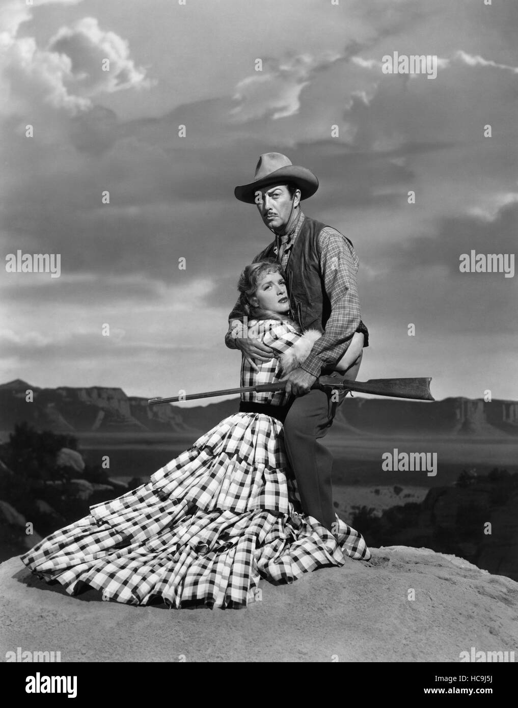 WESTWARD THE WOMEN, Denise Darcel, Robert Taylor, 1951 Stock Photo - Alamy