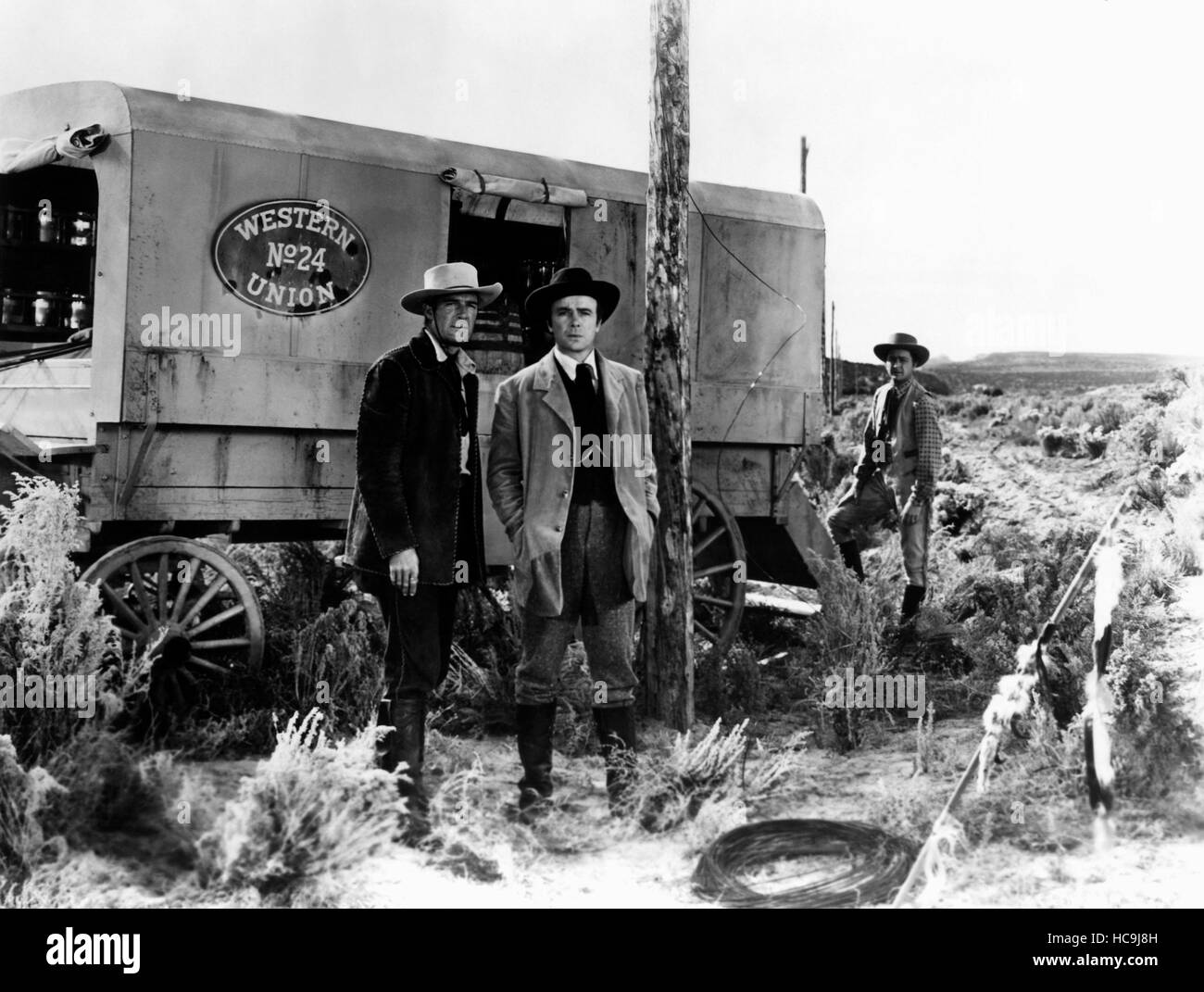 WESTERN UNION, Randolph Scott, Dean Jagger, Robert Young, 1941, TM & Copyright (c) 20th Century ...