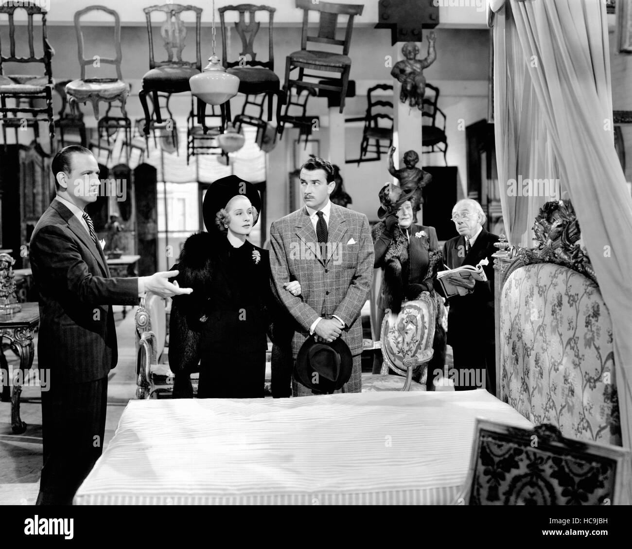 WE WERE DANCING, from left: Melvyn Douglas, Norma Shearer, Lee Bowman ...
