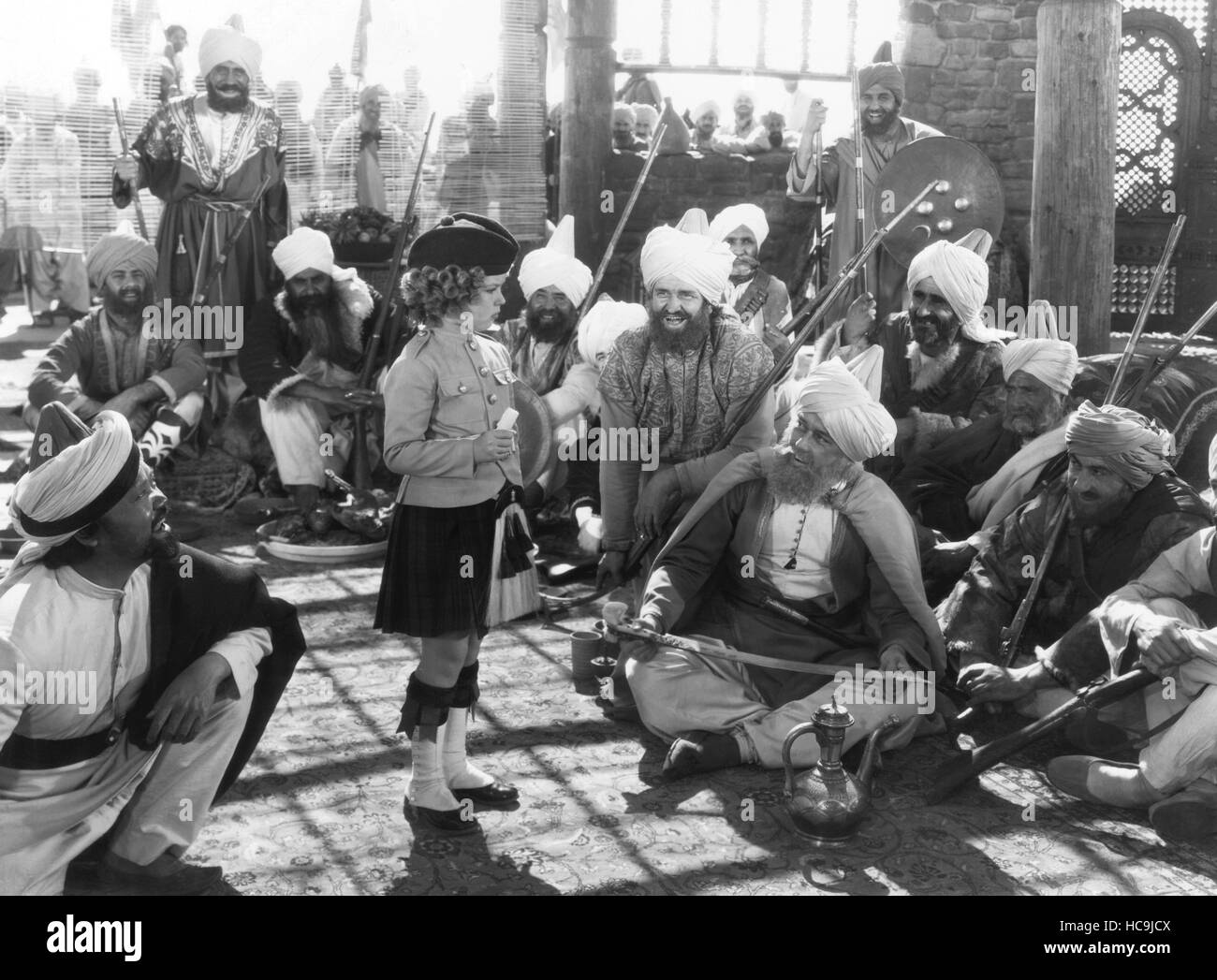 WEE WILLIE WINKIE, Shirley Temple (standing center), 1937, TM ...