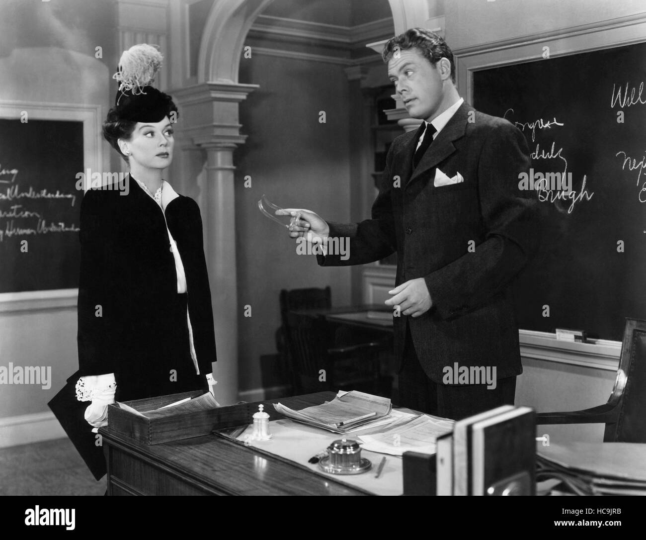 WHAT A WOMAN!, Rosalind Russell, Willard Parker, 1943 Stock Photo - Alamy