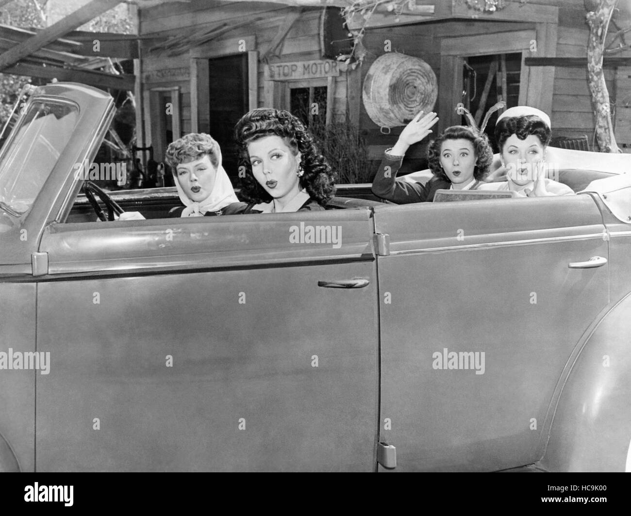 WHAT'S BUZZIN', COUSIN?, from left, Leslie Brooks, Ann Miller, Jeff ...