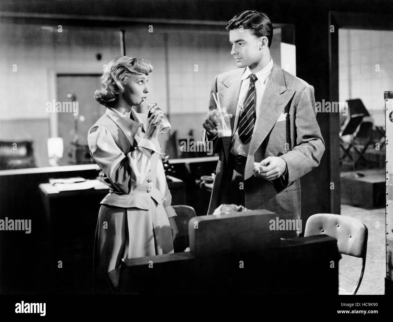WHEN YOU'RE SMILING, from left, Lola Albright, Jerome Courtland, 1950 ...