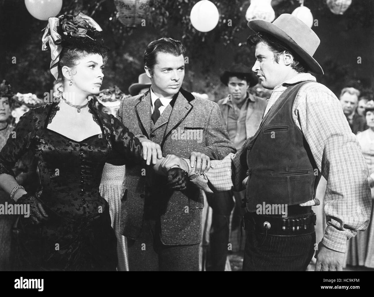 THE WILD AND THE INNOCENT, from left: Joanne Dru, Audie Murphy, Peter ...