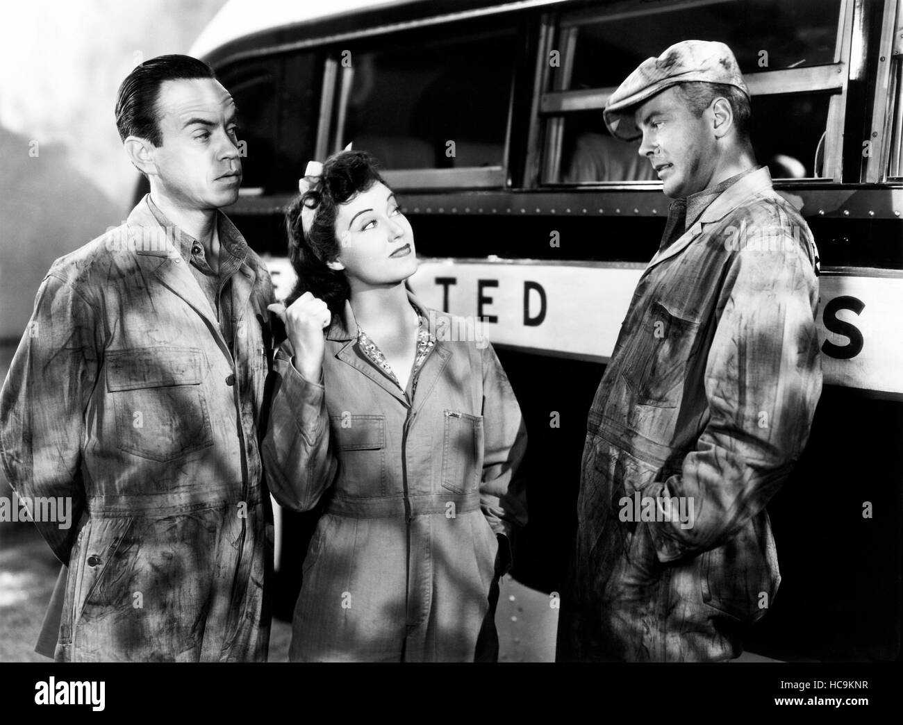 WILDCAT BUS, from left, Paul Guilfoyle, Fay Wray, Charles Lang, 1940 ...