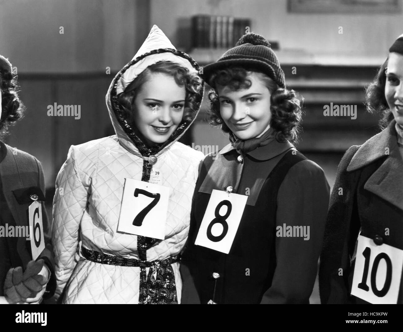 WINTER CARNIVAL, Virginia Gilmore, Joan Leslie, 1939 Stock Photo - Alamy