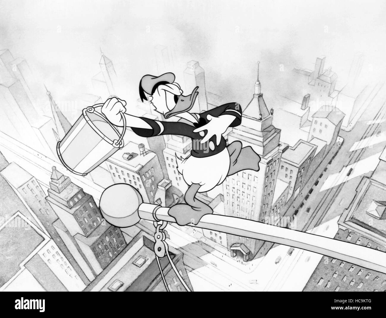 WINDOW CLEANERS, Donald Duck, 1940 Stock Photo - Alamy